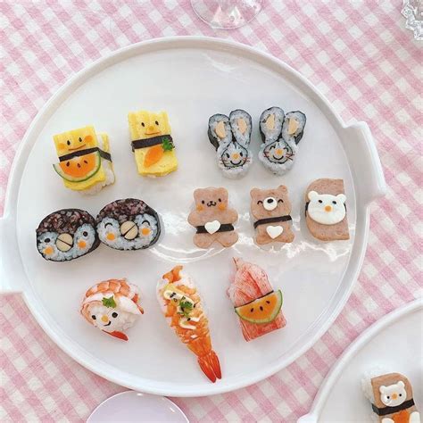 양주옥정 토끼초밥 펭귄초밥 반으로 자르면 나타나는 귀여운 초밥 솜씨당