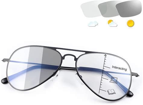 Yimi Photochromic Progressive Multifocus Reading Glasses