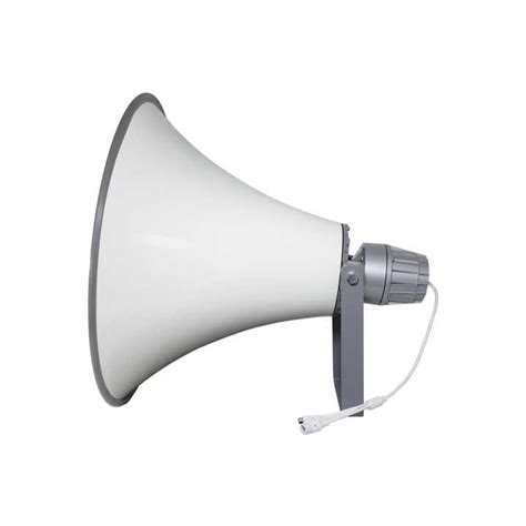 Outdoor Aluminum ONVIF SIP Network PA System W POE Horn Speaker With Built In Amplifier