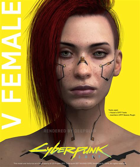 V Female Cyberpunk 2077 By Deepblvr On Deviantart