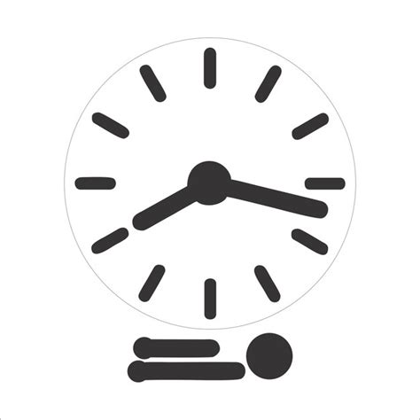Premium Vector Clock Icon Vector Vector Clock Hands