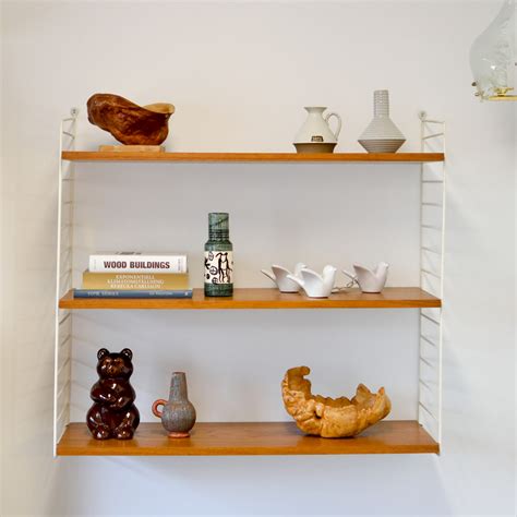 Stringhylla Valnöt Vintage Retrodeco Stockholm