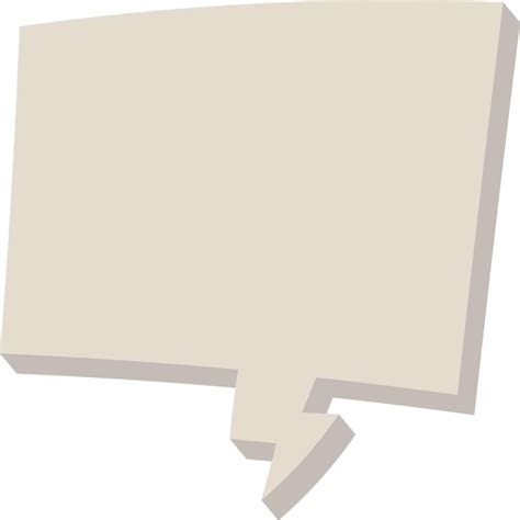 Premium Vector Speech Bubble Square Shape