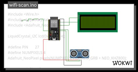 Wifi Scan Ino Copy Wokwi ESP32 STM32 Arduino Simulator