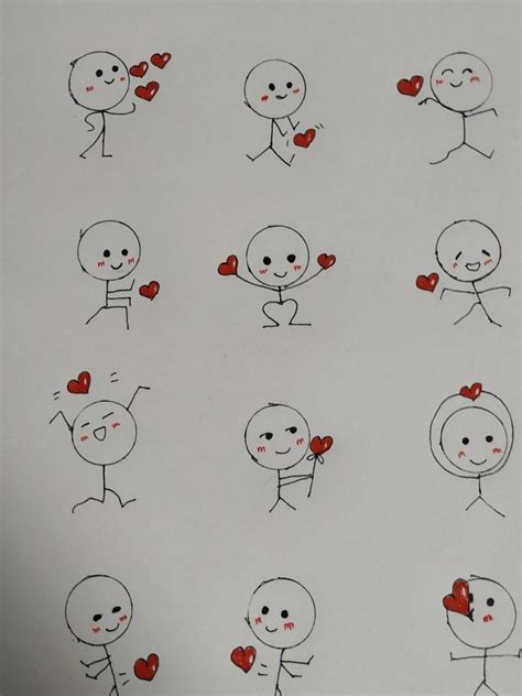 马克笔简笔画笑脸 简笔画图片大全