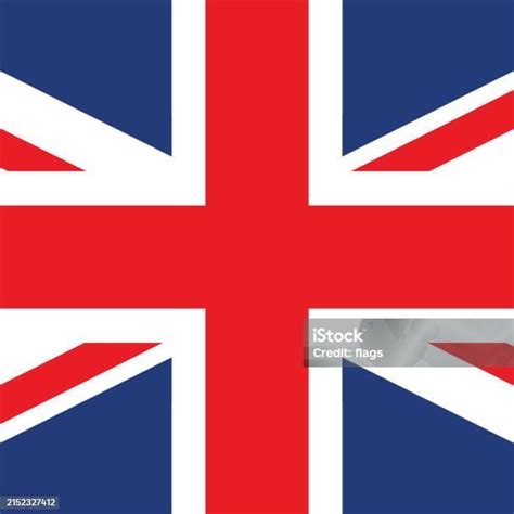 영국 국기 그레이트브리튼 연합왕국과 북아일랜드 국기 영국 국기 영국 광장 깃발입니다 플래그 아이콘입니다 표준 색상 사각형 기호입니다 컴퓨터 일러스트레이션 디지털 일러스트레이