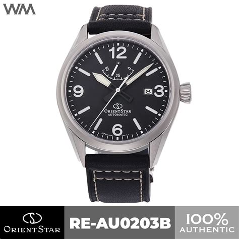 Orient Star Outdoor Power Reserve Black Dial Automatic Watch Re Au0203b