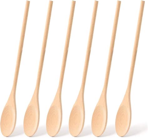 Wooden Mixing Spoon 16 5 Inch Long Wooden Spoon Long