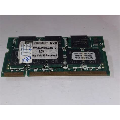 Ddr Ram For Pc Desktop Kingston 128mb Ddr 333mhz 64bit 1gb Kvr333x64sc25 1g Used Shopee Malaysia