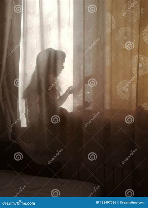 The Girl Ghost In The Window Stock Photo Image Of Movien House