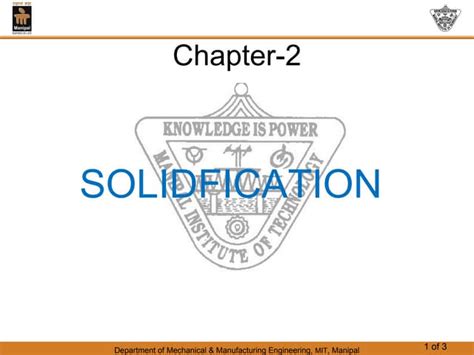 Solidificationpdf Pdf