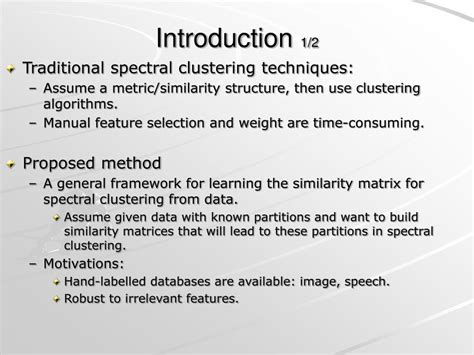 Ppt Learning Spectral Clustering With Speech Separation Application