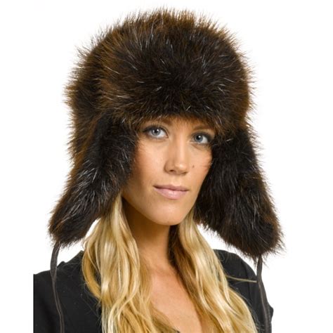 Ladies Beaver Full Fur Russian Hat