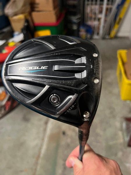 Callaway Rogue Draw Right Handed Driver Stiff Flex 9 Loft Used