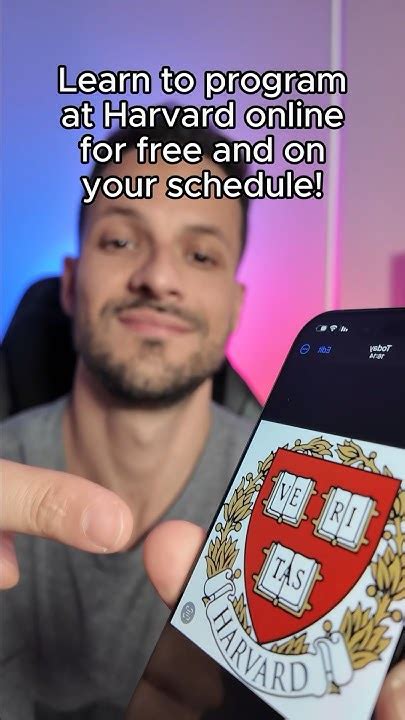 Learn Programming For Free At Harvard Knowledge Harvard Freecourse