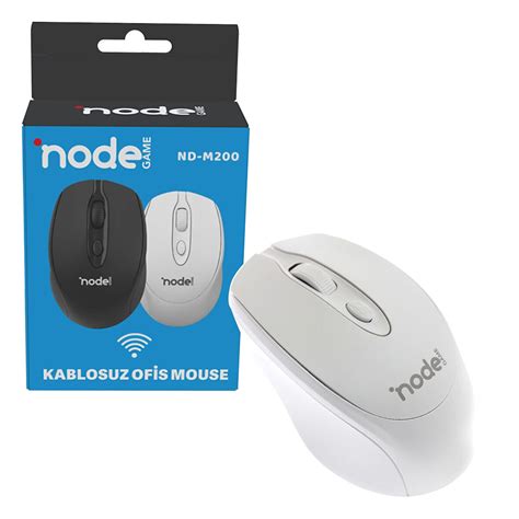 Node Game Nd M200b Optik Kablosuz Wireless Mouse Beyaz Fiyatları Ve