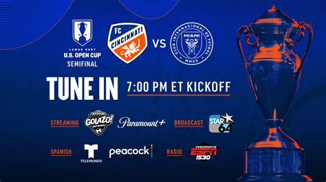 How To Watch Fc Cincinnati Vs Inter Miami Cf Us Open🥣 Explore A