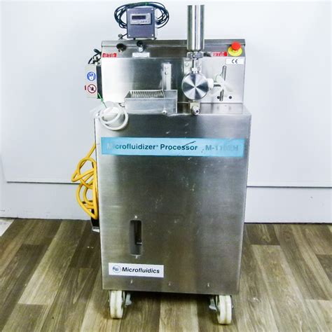 Microfluidics Model M110 Eh Microfluidizer With Diamond Intereaction Chamber Hyland Scientific