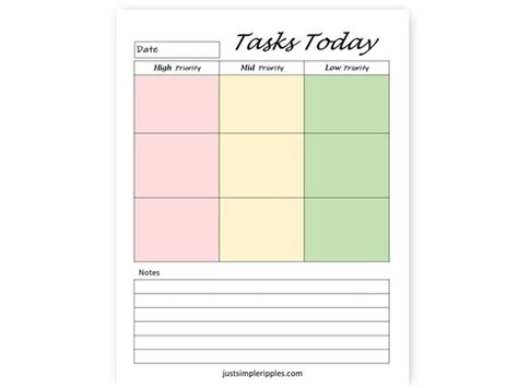 DAILY TASKS STICKY Notes Task List Cross Off Notes Etsy