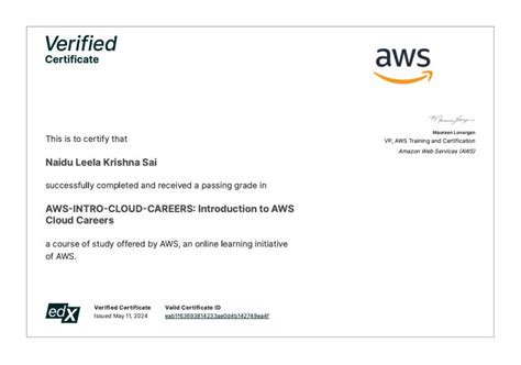 Leela Krishna Sai Naidu On Linkedin Aws Cloudcomputing Edx Ibm
