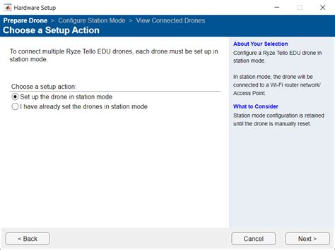 Configure Multiple Ryze Tello Drones Matlab And Simulink