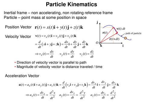 Ppt Particle Kinematics Powerpoint Presentation Free Download Id1448616