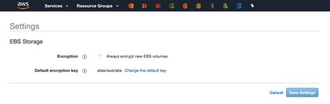 How To Enable AWS EBS Volume Encryption By Default Byte Size A