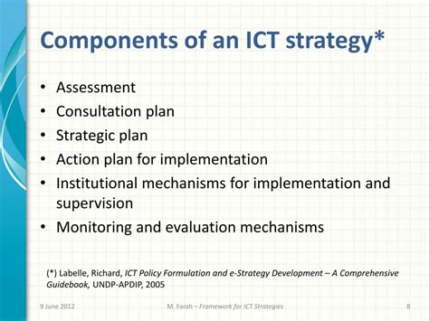 Ppt Framework For Development Of Ict Strategies Using Ict Indicators Powerpoint Presentation