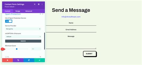 using basic captcha vs recaptcha in divi s contact form module