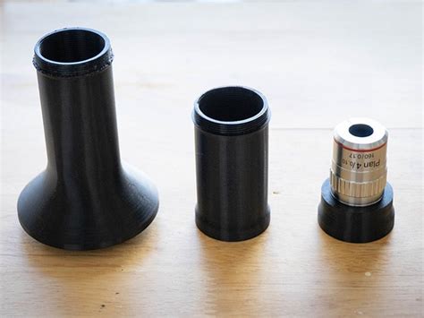 3d Printed Adapter And 4x Microscope Objective Offers Impressive Macro