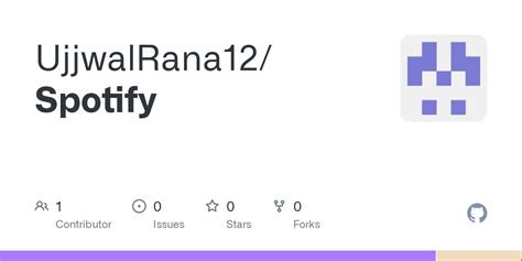 Github Ujjwalrana Spotify