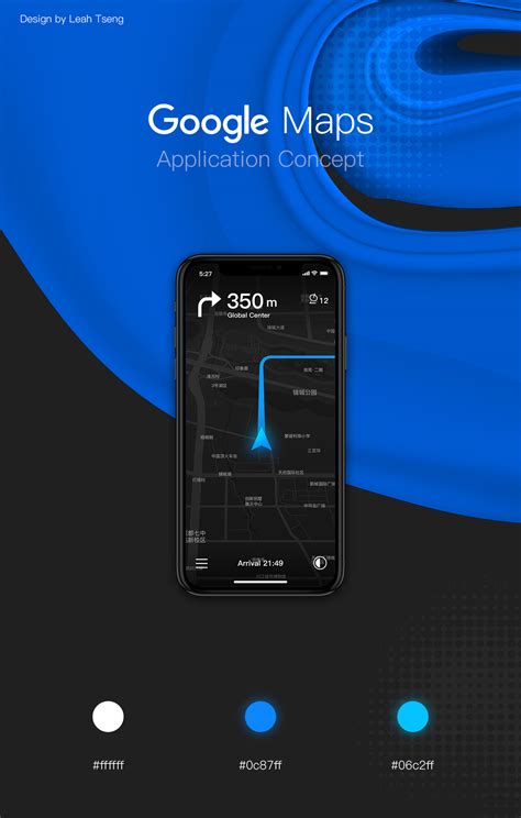 Google Maps Application Concept On Behance