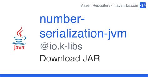 Download Number Serialization Jvmjar Iok Libs
