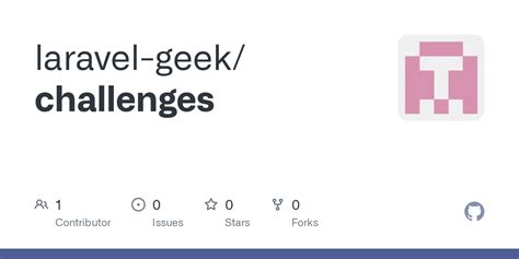Github Laravel Geek Challenges