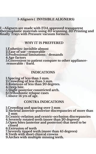 Invisible Aligners For Your Orthodontics Pratice PDF