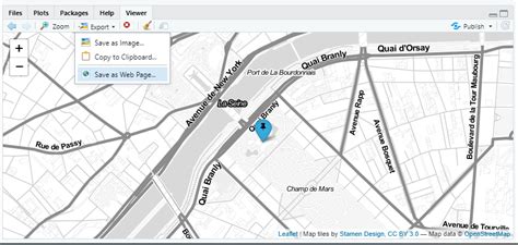 R Download Leaflet Map From A Shiny App Hosted On Stack