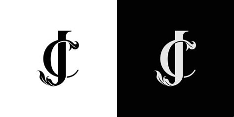 Modern And Luxurious Jc Letter Initials Logo Design 2 10517643 Vector Art At Vecteezy