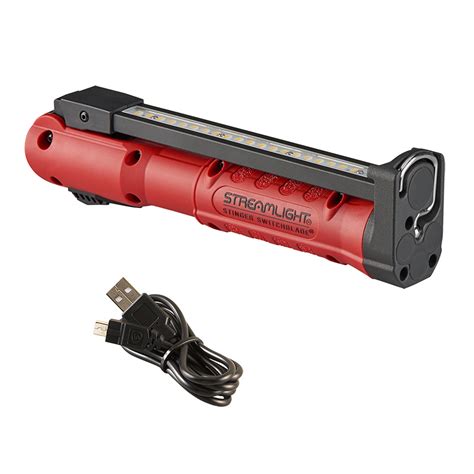 Streamlight Stinger Switchblade Usb Cord Red