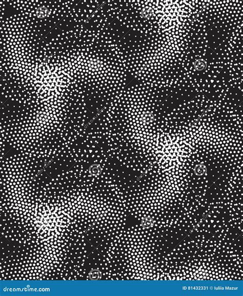 Vector Geometric Seamless Pattern Repeating Abstract Dots Stock Vector Illustration Of