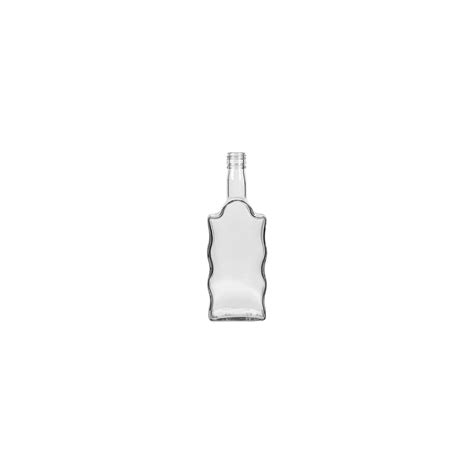 Glass Bottle Wave Shape 500ml