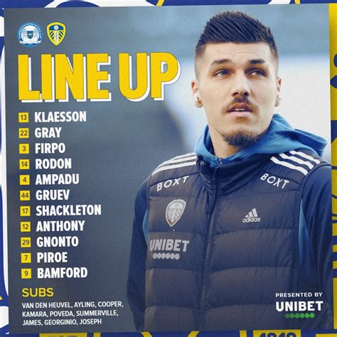 공홈 잉글랜드 Fa컵 3r 피터버러 유나이티드 Fc Vs 리즈 유나이티드 Fc 선발 라인업 축구 소식통 에펨코리아