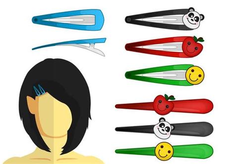 Hair Clip Vector Art Icons And Graphics For Free Download