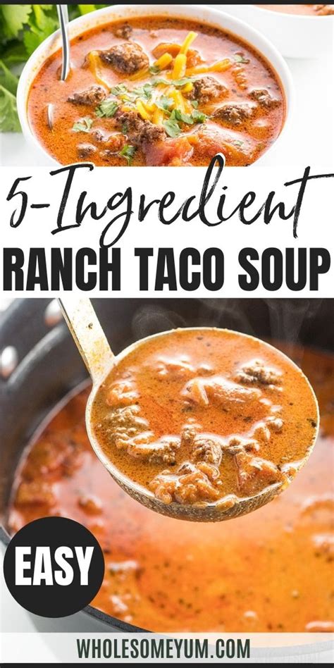 Taco Soup Recipe With Ranch Dressing Artofit