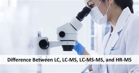 Difference Between LC LC MS LC MS MS And HR MS Toref Pharmaceutical Impurity Standards