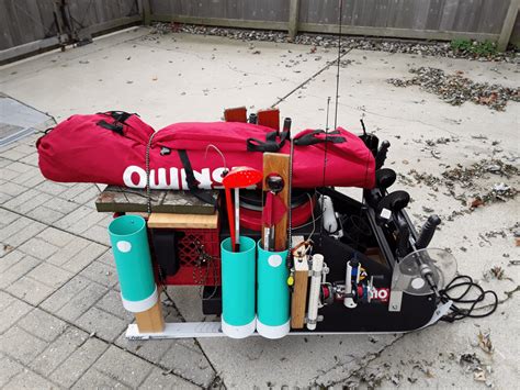 Ice Fishing Sled Ideas Modifications To Improve Space Organization