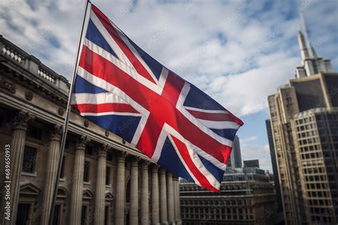 City Of London Flag Background London Big Ben Elizabeth Tower In
