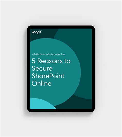 Get Your Free Eguide 5 Reasons To Secure Sharepoint Online