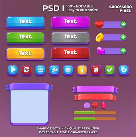 Game Ui Psd 개 이상의 고품질 무료 Psd 템플릿 다운로드 가능 Freepik