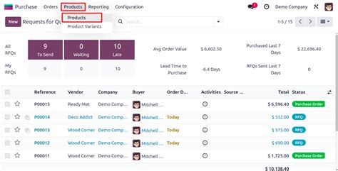 Product Management In Odoo Purchase Odoo V Enterprise Edition Book