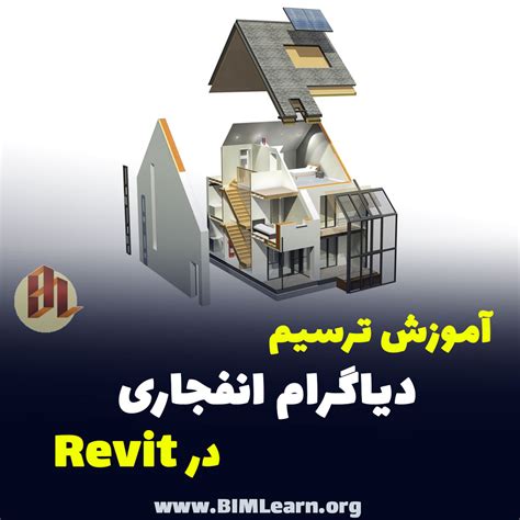 آموزش کامل ترسیم دیاگرام انفجاری در نرم افزار Revit فیلم Bim Learn